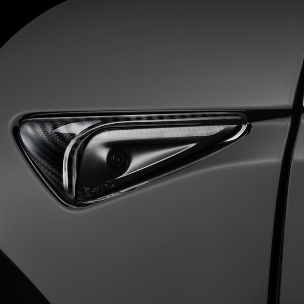 Tesla Model Y Fog Light Eyelid-REAL MOLDED CARBON FIBER – CARBONATI USA